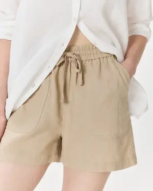 Quince Linen Shorts - Driftwood