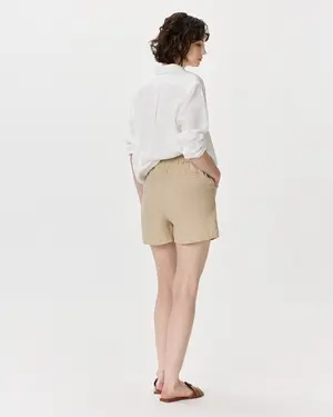Quince Linen Shorts - Driftwood