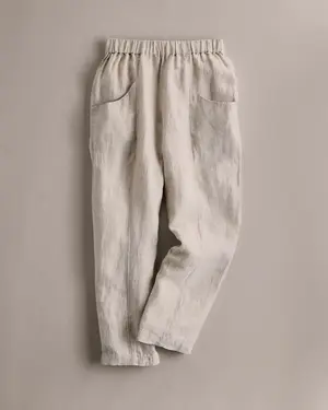 Quince European Linen Tapered Pants - Flax