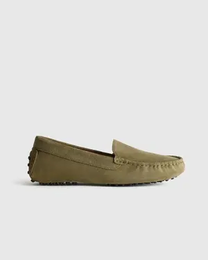 Quince Suede Driver Loafer - Burnt Olive