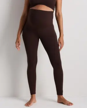 Quince Ultra-form Maternity Pocket Bike Short - Espresso