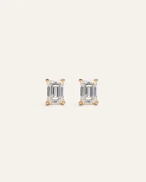 Quince 14k Gold Lab Grown Diamond Stud Earrings - Yellow Gold
