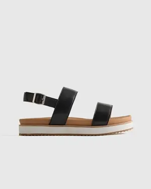 Quince Italian Leather Platform Sandals