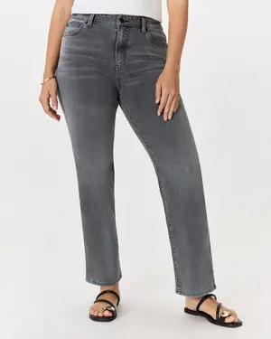 Quince Bella Stretch Straight Jeans - Greyed Out