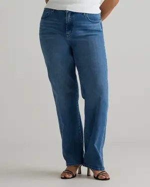 Quince Bella Stretch Straight Jeans - Seaside Blue