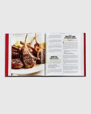 Quince Graphic Image The Barbecue Bible Leather Bound Book