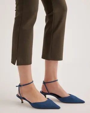 Quince Ultra-stretch Ponte Kick Flare Trousers