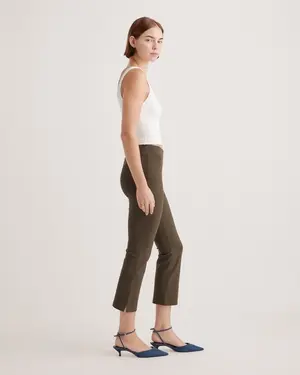 Quince Ultra-stretch Ponte Kick Flare Trousers