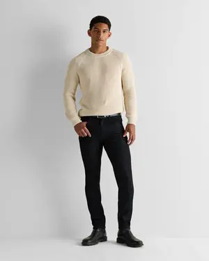 Quince Warren Coolmax® Slim Straight Jeans - Black
