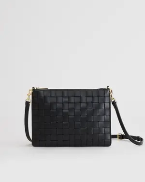 Quince Juno Handwoven Crossbody - Black