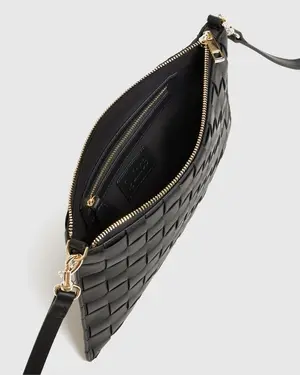 Quince Juno Handwoven Crossbody - Black