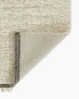 Quince Dover Wool Shag Rug - Ivory