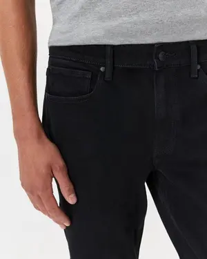 Quince Warren Stretch Slim Jeans - Black