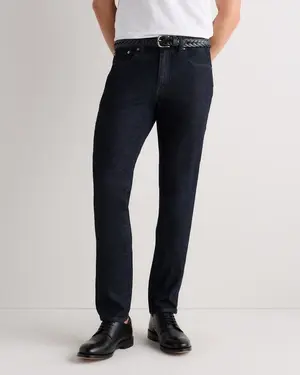 Quince Warren Stretch Slim Jeans - Deep Indigo