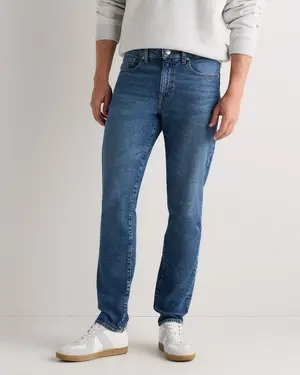 Quince Warren Stretch Slim Jeans - Stone Blue