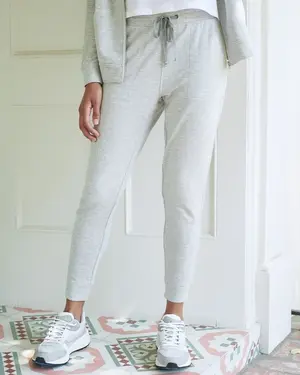Quince Fleece Sweatpants - Heather Grey