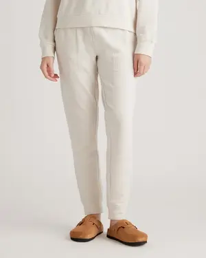 Quince Fleece Sweatpants - Off-white