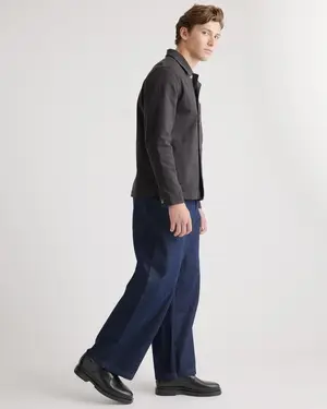 Quince Organic Comfort Stretch Chore Jacket - Black
