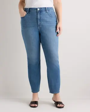 Quince Bella Stretch Skinny Jeans - Seaside Blue