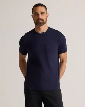 Quince 100% Pima Cotton Luxe Touch Pocket T-shirt - Deep Navy