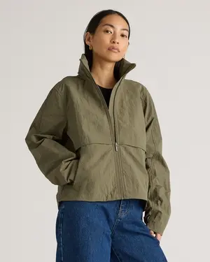 Quince Recycled Nylon Windbreaker - Praline