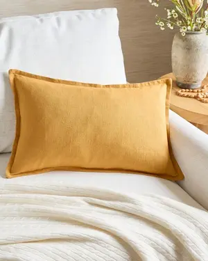 Quince European Linen Flange Edge Pillow Cover