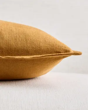 Quince European Linen Flange Edge Pillow Cover