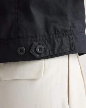 Quince 100% European Linen Jacket - Black