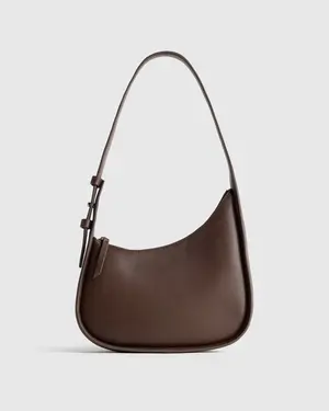 Quince Mercer Mini Shoulder Bag - Dark Brown