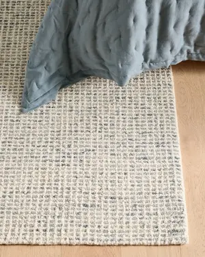 Quince Park Wool Rug - Blue