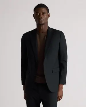 Quince Stretch Wool Blazer - Black