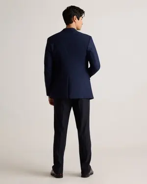 Quince Stretch Wool Blazer - Navy