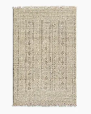Quince Lima Handwoven Wool Rug - Ivory