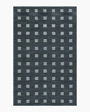Quince Sullivan Hand-tufted Wool Rug - Blue