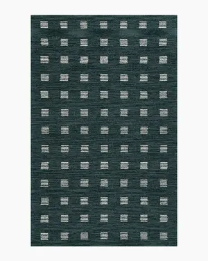 Quince Sullivan Hand-tufted Wool Rug - Blue