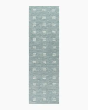 Quince Sullivan Hand-tufted Wool Rug - Light Blue