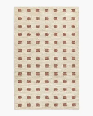 Quince Sullivan Hand-tufted Wool Rug - Rust