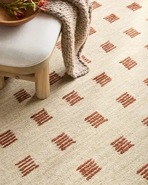 Quince Sullivan Hand-tufted Wool Rug - Rust