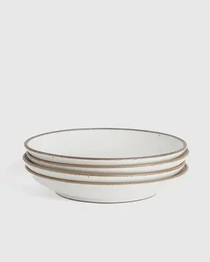 Quince East Fork Coupe Plate, Set Of 4 - Eggshell