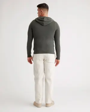 Quince Cashmere Full-zip Hoodie - Moss