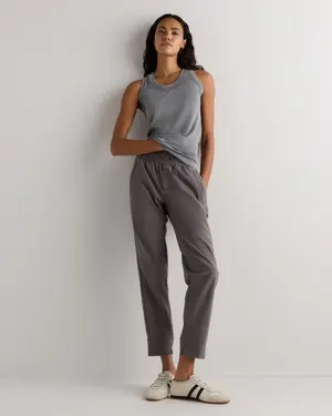 Quince Seamless Racerback Tank Top - Heather Grey