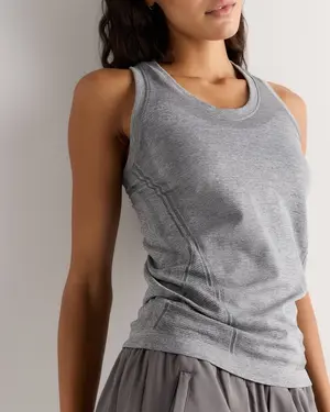 Quince Seamless Racerback Tank Top - Heather Grey