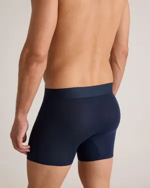 Quince Micromodal 4" Trunk - Navy