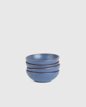 Quince East Fork Breakfast Bowl, Set Of 4 - Blue Ridge