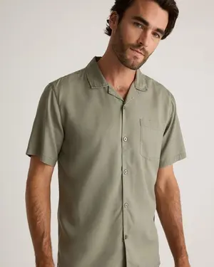 Quince Vintage Wash Tencel Camp Shirt