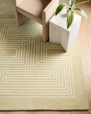 Quince Langdon Hand-tufted Wool Rug - Beige