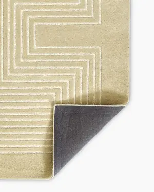 Quince Langdon Hand-tufted Wool Rug - Beige