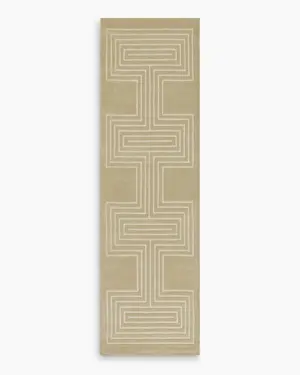 Quince Langdon Hand-tufted Wool Rug - Beige