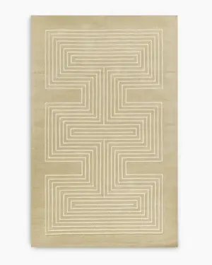 Quince Langdon Hand-tufted Wool Rug - Beige
