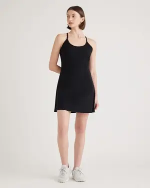 Quince Ultra-form Active Dress - Black